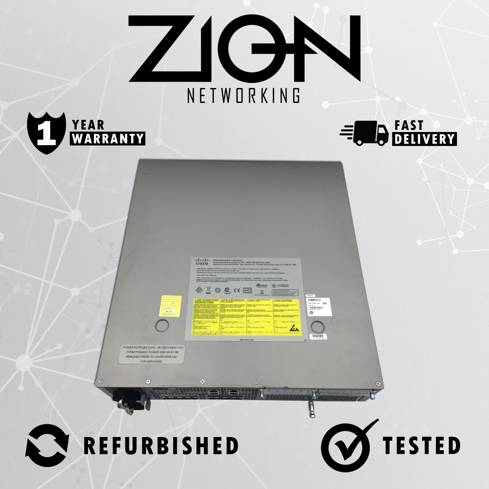 Cisco ASR 1002-HX 4x10GE+4x1GE Rack Mountable Enterprise Router for ...