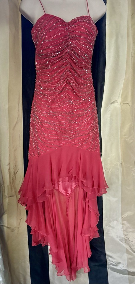 Scala JR Sz Med ~ Beaded Formal Homecoming Dress | eBay