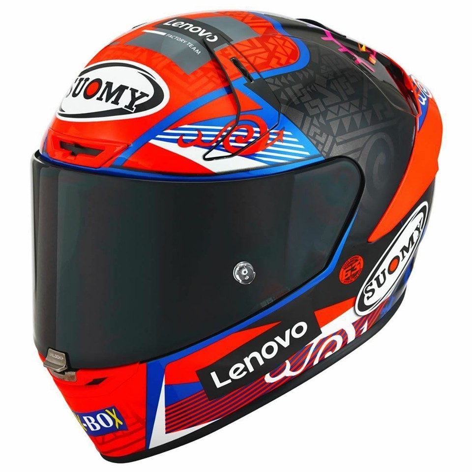 Suomy SR-GP Bagnaia Replica 2021 Helmet w/ Sponsor Logo - Large | eBay