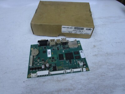 NEW CAB CIRCUIT BOARD CPU X4.1 5551165.001 F/W V5.18 | eBay