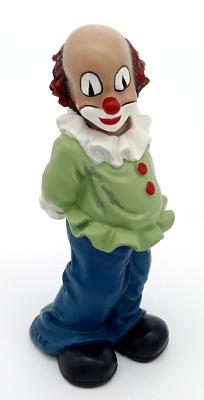 Vintage Gilde Clown Figurine Standing Flower Carrier Made In Germany ...