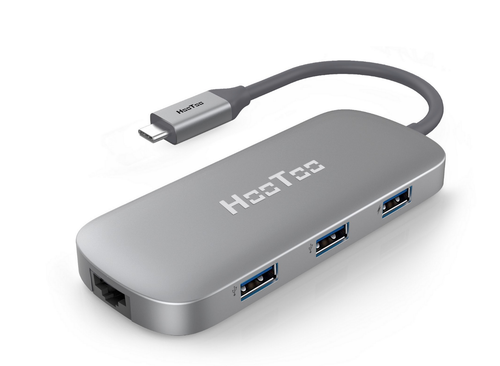 USB C Hub HooToo Adater with Ethernet Port, 4K HDMI 100W PowerDelivery ...
