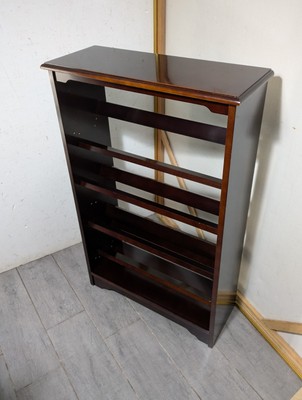 Vintage Bombay Company Mahogany Wood CD DVD Holder Rack Shelf Bookshelf ...