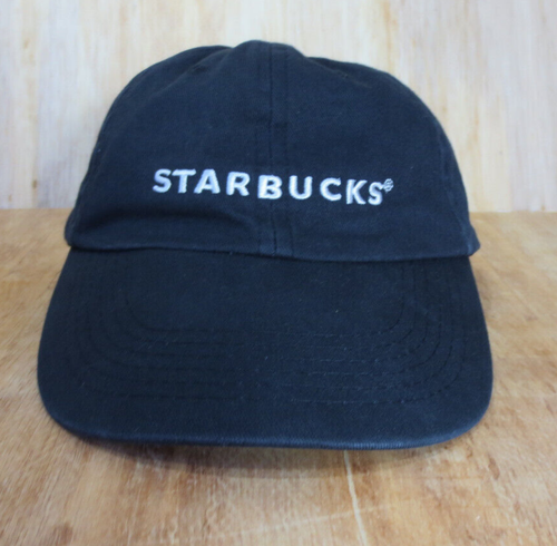 Official Starbucks Coffee Barista Black Hat Cap With White Embroidery ...