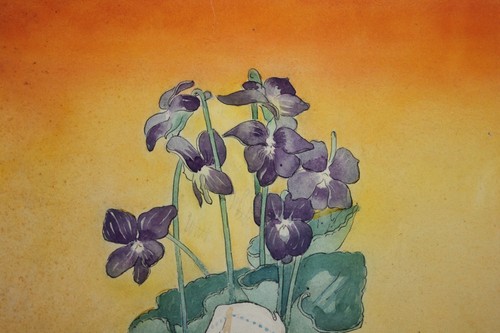 EMILY CHAMBERLAIN-NY Illustrator-Original Signed Gouache/WC-Baby Girl ...