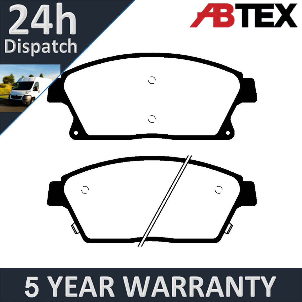 Fits Vauxhall Mokka Astra Zafira Abtex Front Brake Pads Set 13412810 ...