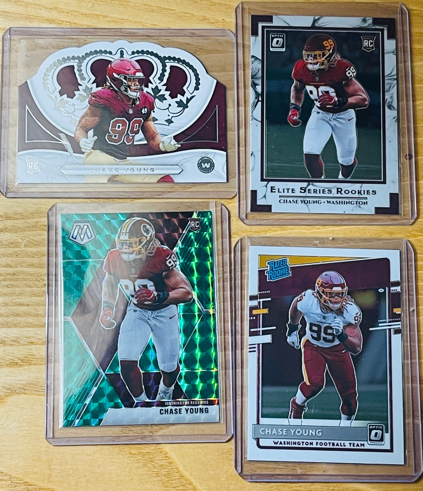 2020 Mosaic + Optic Chase Young 4 Rookie Card Bundle - All Mint RCs! | eBay