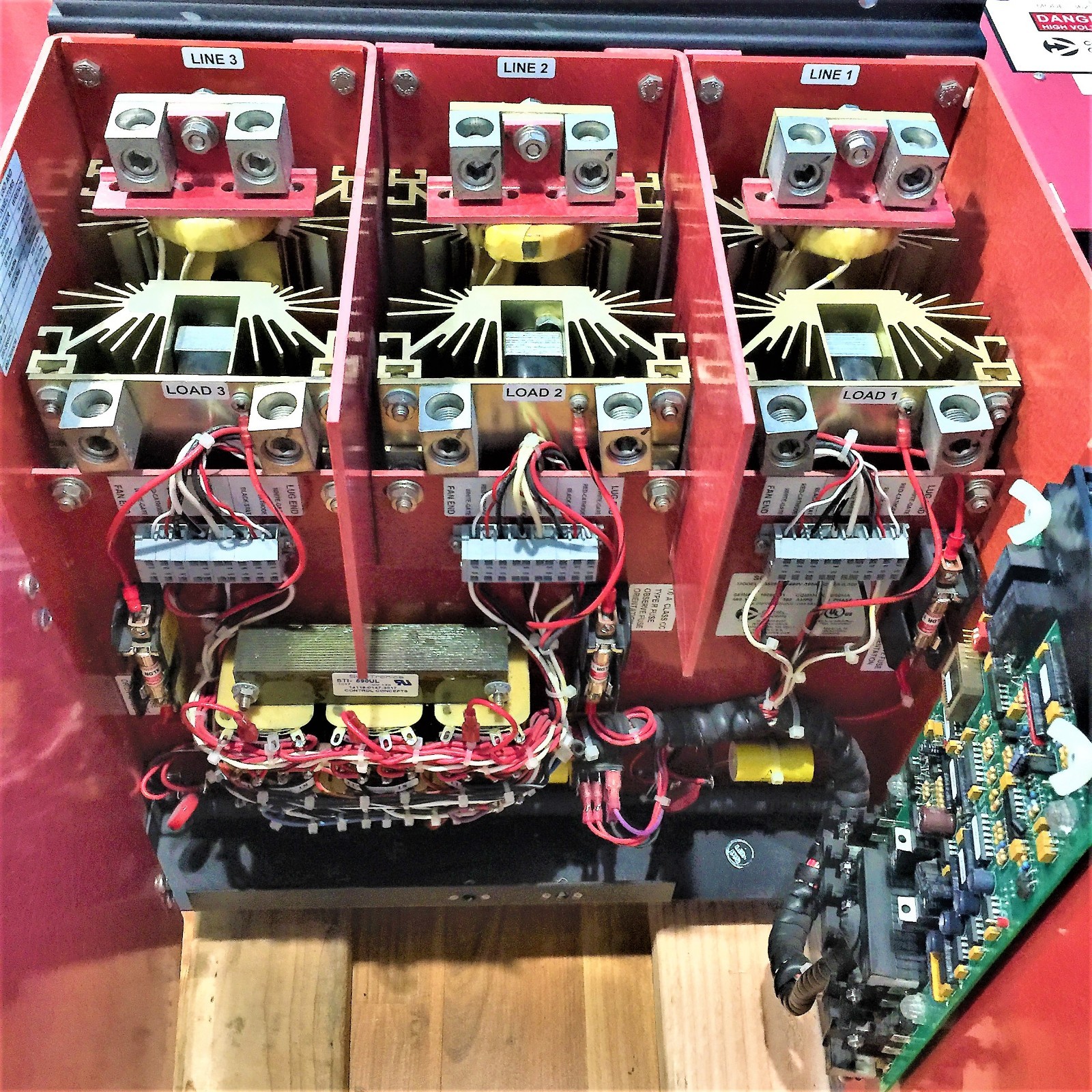 CONTROL CONCEPTS 3629C / 3629C-V-480V-380A-0.20MA-IL360-3PH SCR ...