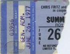 Summer Jam 1977 Concert Ticket Stub REO Speed Wagon TED NUGENT | eBay