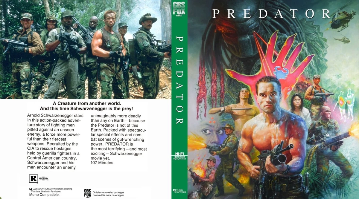 Predator Arnold Schwarzenegger Cover