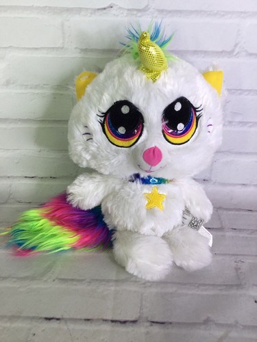 Fiesta Mystic Princess Kittycorn Unicorn Cat Kitten Rainbow White Plush ...