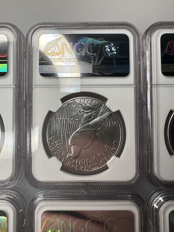 2021 Morgan and Peace Dollar Early Releases 6-Coin Set NGC MS 70 ...