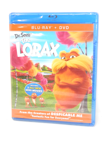 Dr. Seuss The Lorax Blu-ray + DVD • Universal 2012 Family Animated New ...