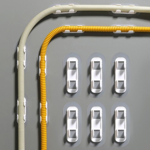 5pcs Cable Clips Pipe Clamp Hooks Drain Pipe Holder Electrical Fittings ...