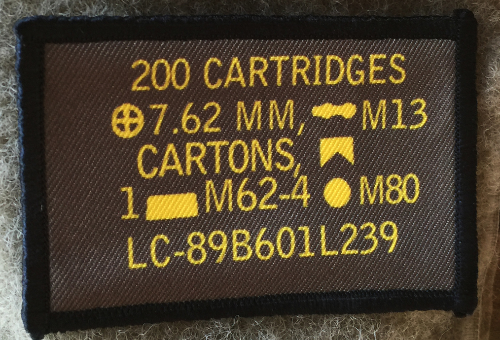 45 Caliber Bullet Morale Patch 1911 Tactical Military USA Hook Badge ...