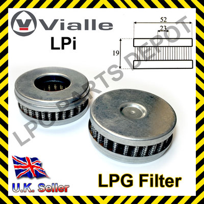 LPG GPL Autogas Liquid Gas Filter Vialle LPI Gasfiltereinsatz | eBay