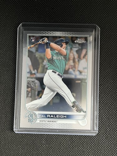 2022 Topps Chrome Cal Raleigh Rookie Card RC #149 Seattle Mariners | eBay