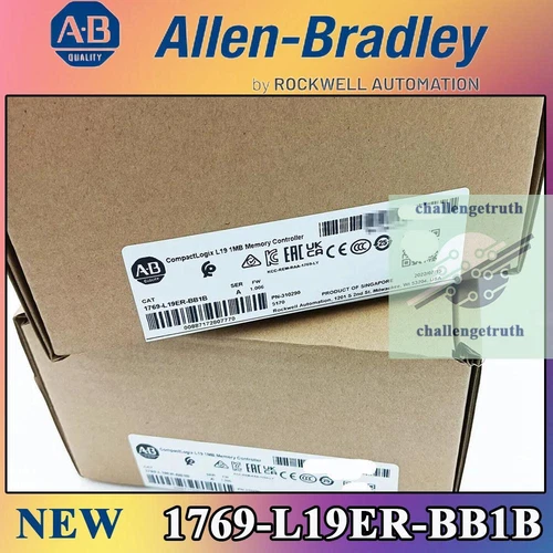 New Factory Sealed AB 1769-L19ER-BB1B CompactLogix L19 1MB Memory ...