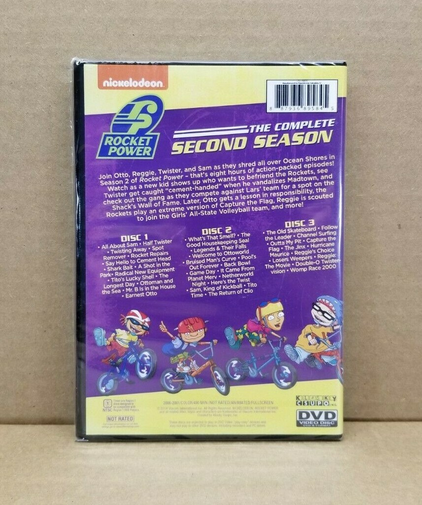 Rocket Power The Complete Second Season DVD Region 1 Discs 3 for sale ...