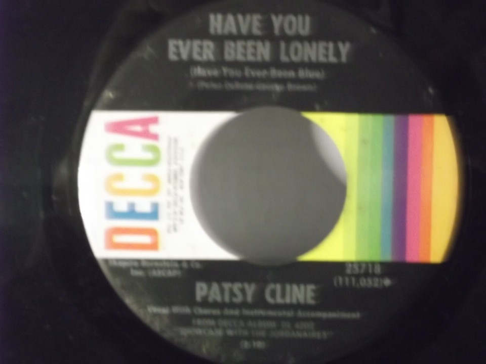 Patsy Cline,Decca 25718,"Have You Ever Been Lonely ",US,7" 45,1963 ...