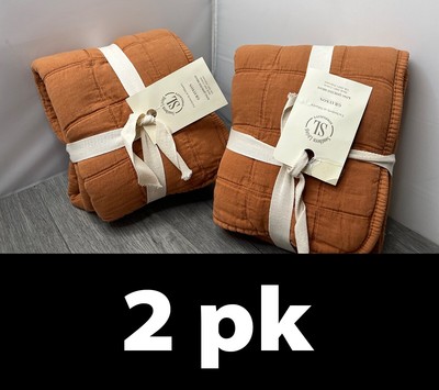 2pk Southern Living Simplicity Grayson Quilted Sham Pillow Covers ...