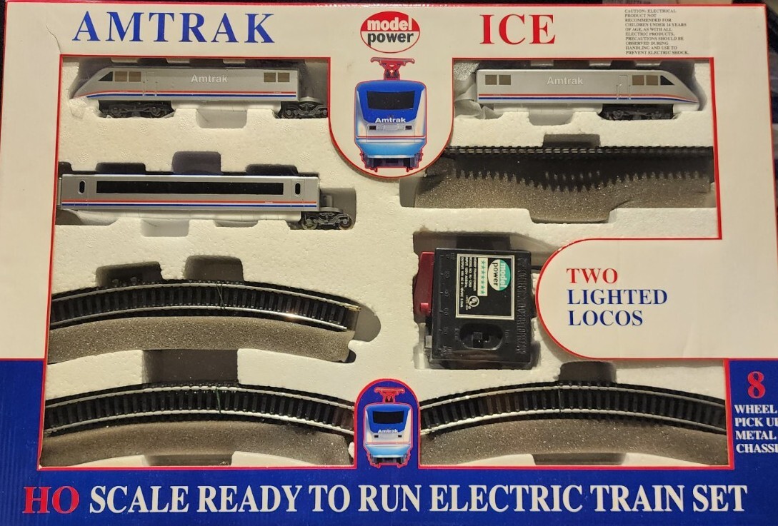 Model Power HO Amtrak ICE train set No. 2500 | eBay