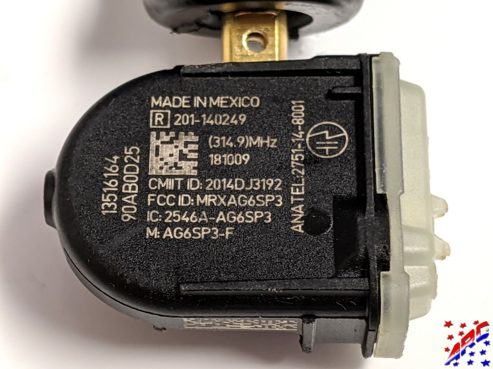 Complete Set of 4 Genuine OEM GM Snap-In TPMS Tire Pressure Sensors Kit ...