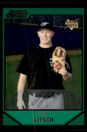 2007 BOWMAN DRAFT PICKS & PROSPECTS JESSE LITSCH RC TORONTO BLUE JAYS # ...
