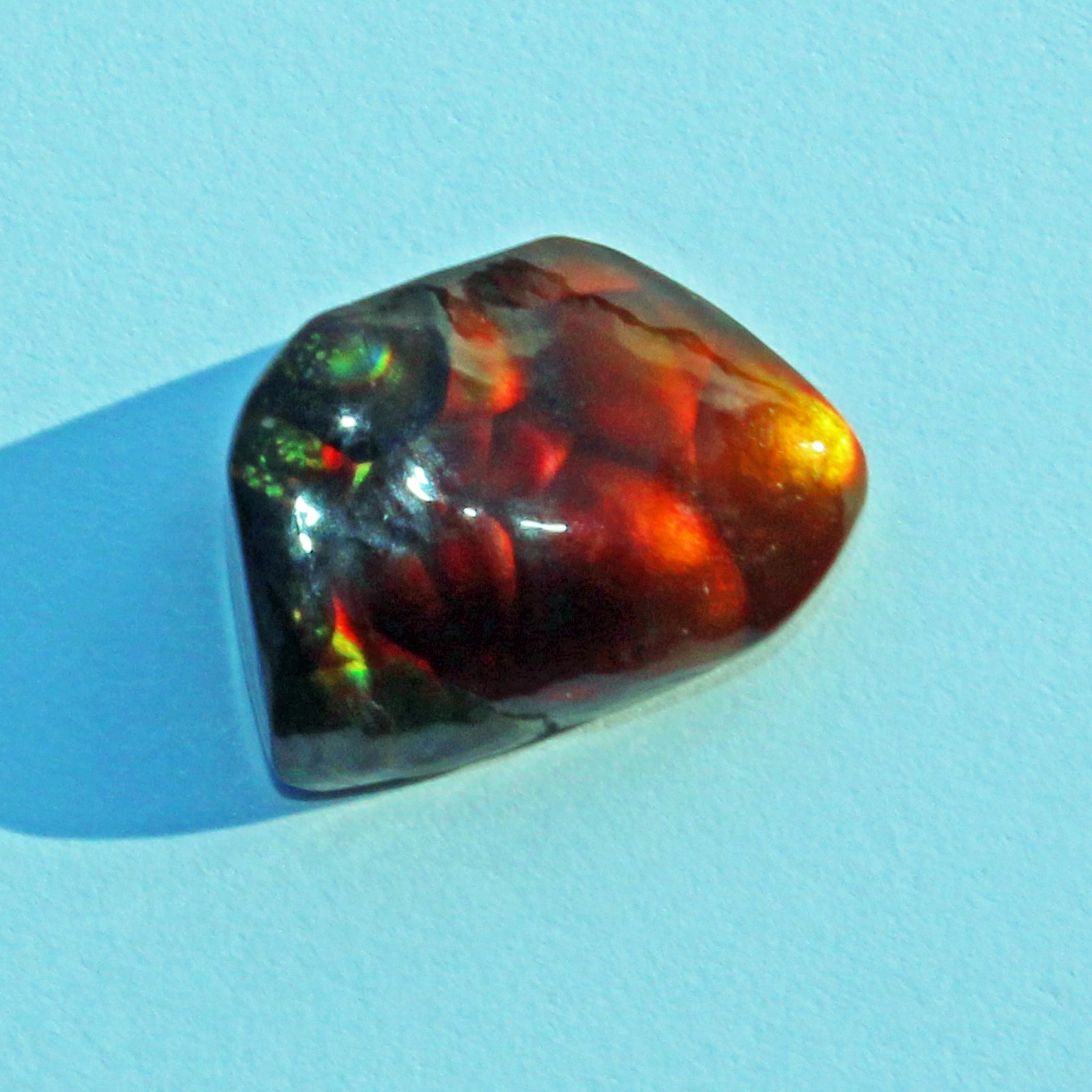 Fire Agate Gem AAA Quality from Slaughter Mountain Arizona 6.42 ct. | eBay