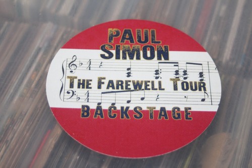 Paul Simon - Unused Backstage Pass - Tour Farewell - FREE SHIPPING - #1 ...