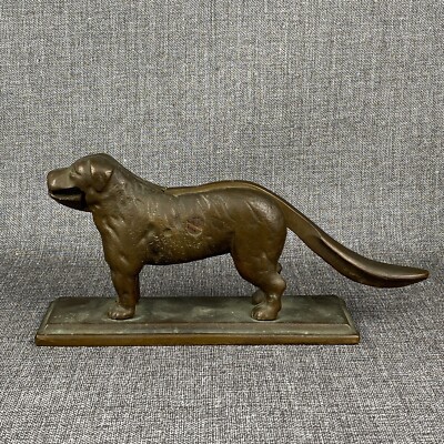 Bronze Bailey Burrus Vintage St Bernard Dog Mechanical Nutcracker | eBay