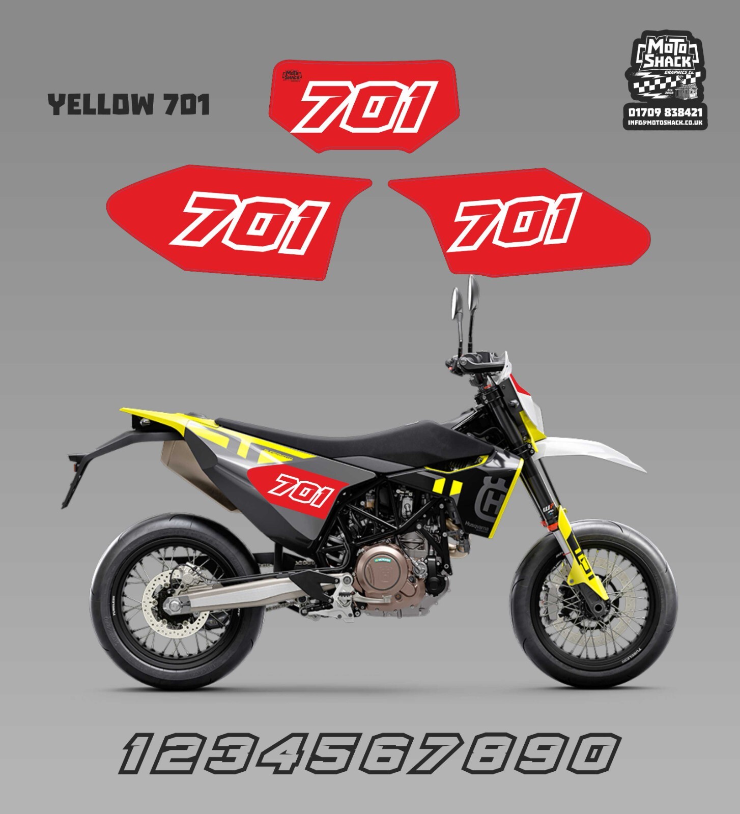 Husqvarna 701 Supermoto 2017 - 24 Enduro Graphics decal Custom ...