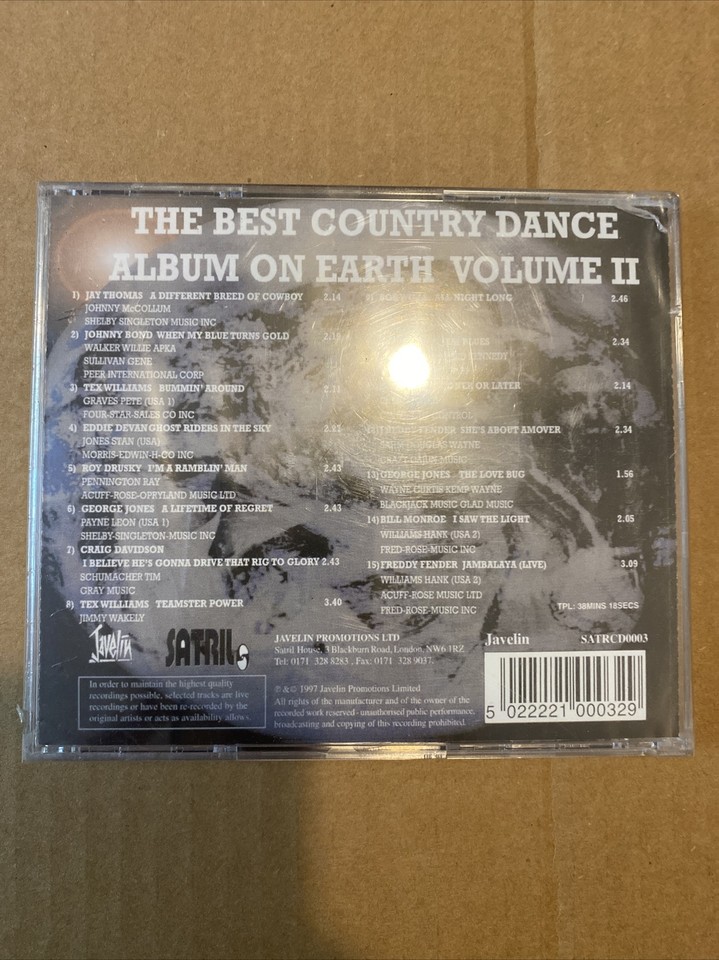 A2 The Best Country Dance Album On earth, Vol. 2. CD New Sealed | eBay