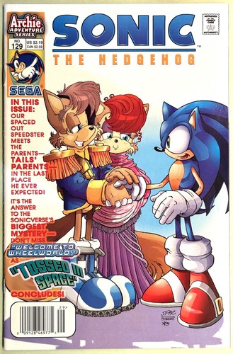 SONIC The HEDGEHOG Comic Book #129 January 2004 First Ed Bagged ...