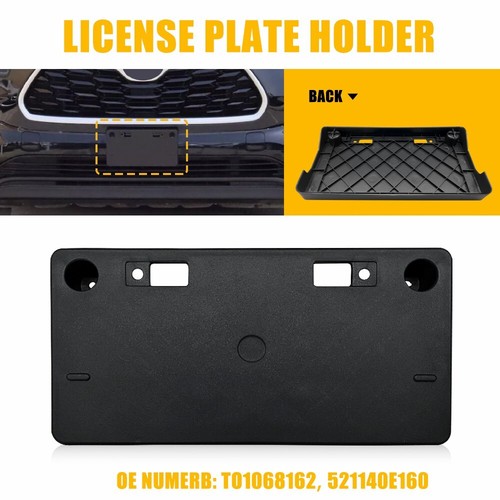 FRONT LICENSE PLATE TAG MOUNT BRACKET HOLDER FOR 2020-2024 TOYOTA ...