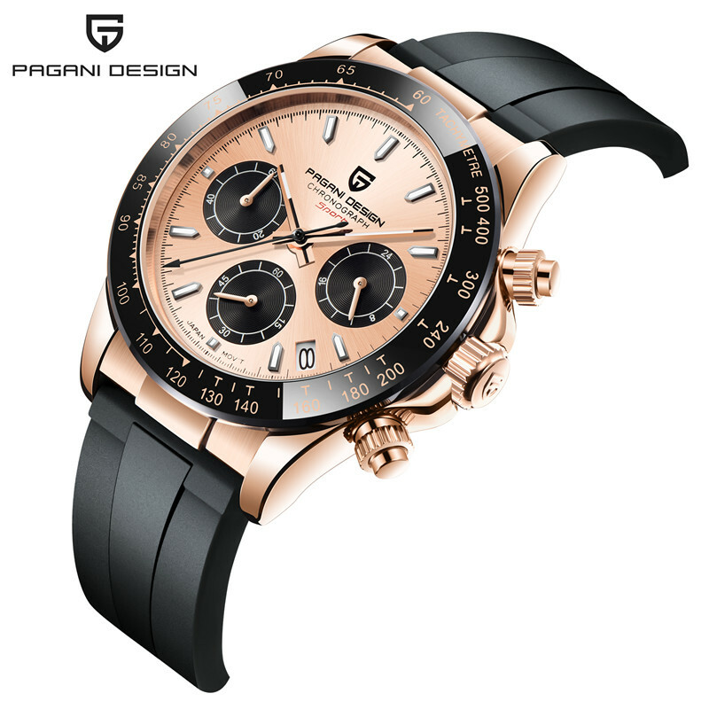 PAGANI DESIGN Men's Chronograph Watches Sport Japan Movement Wrist ...