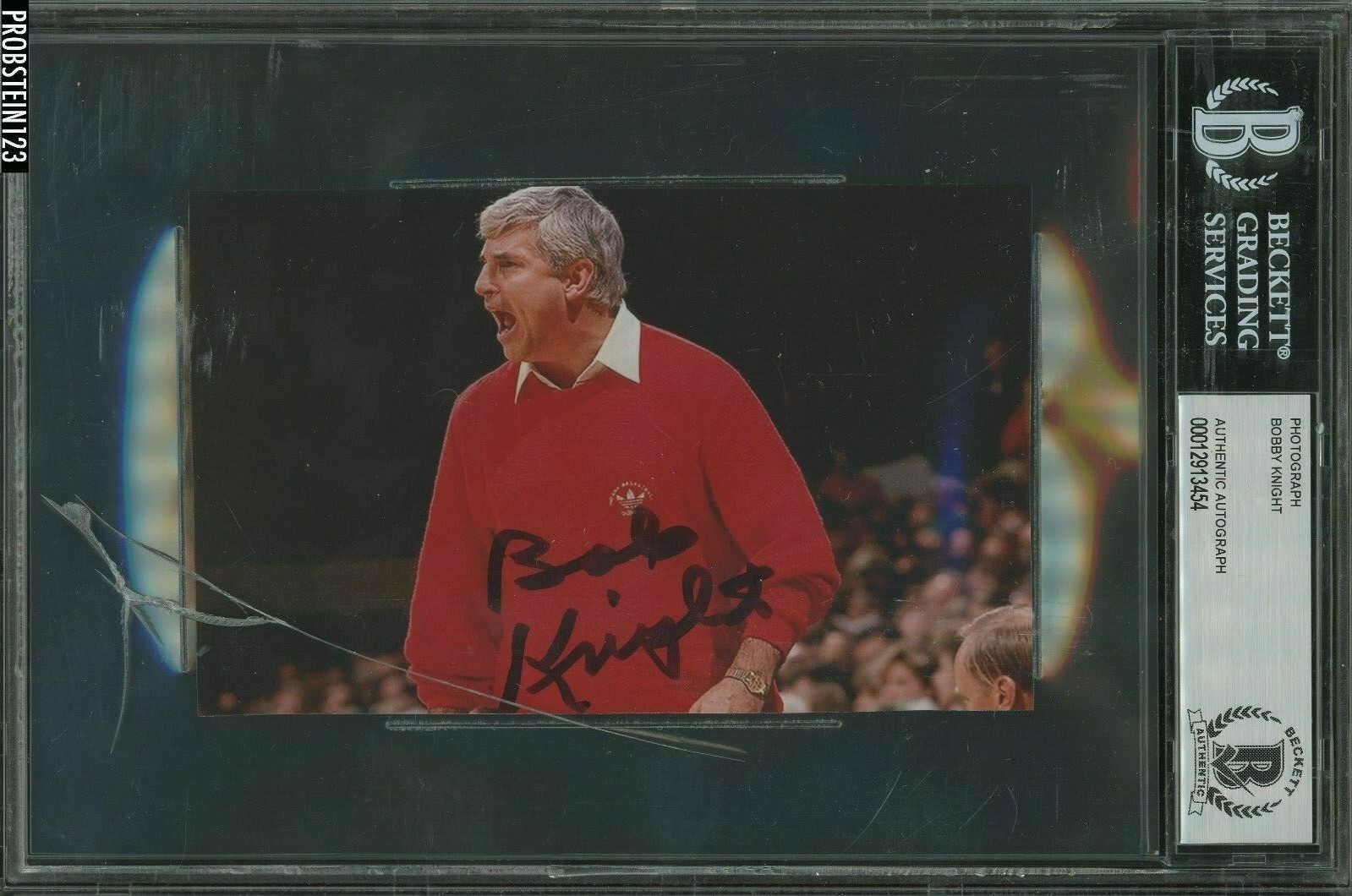 Bob Knight | Autographed Football Memorabilia & NCAA Merchandise