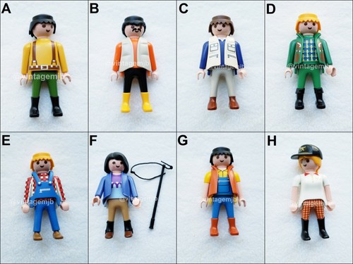 PLAYMOBIL 3124 FARMER 5107 HORSE TRAINER 4189 WRANGLER 4206 FORESTER ...