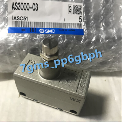 1 PCS NEW SMC one-way throttle valve valve AS3000-03 #WD1 | eBay