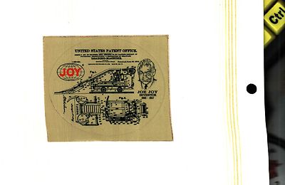 MID 80'S JOE JOY INVENTOR WITH LITE BROWN 3M JOY COAL MINING STICKERS ...