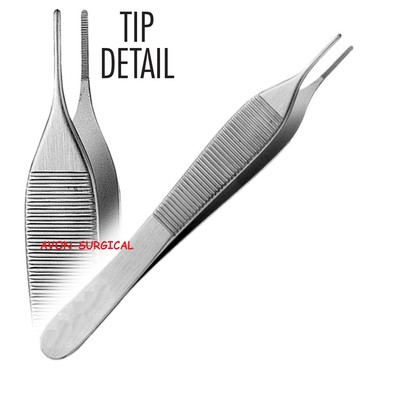 6 O.R ADSON FORCEPS MICRO FINE POINT 4.75" SERRATED SURGICAL DENTAL ...