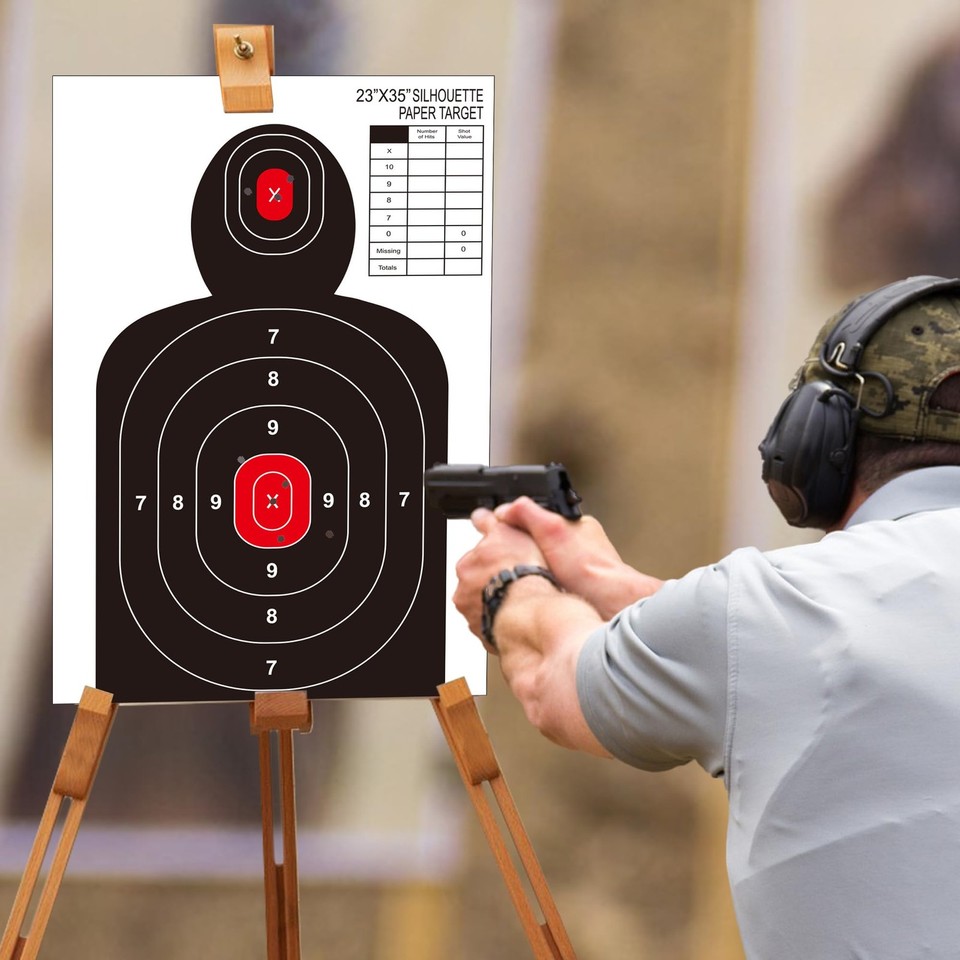 23x35 Inch Shooting Targets,Paper Silhouette Shooting Targets for ...