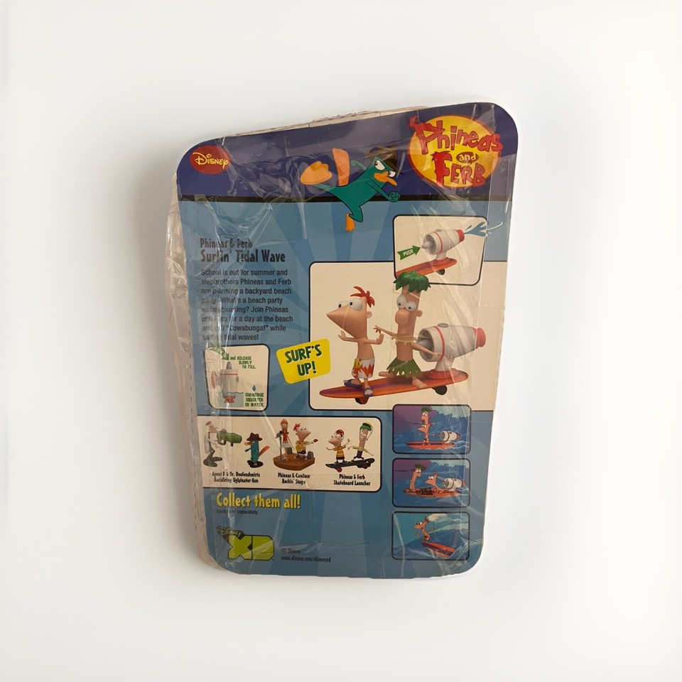 Disney Phineas and Ferb Surfin' Tidal Wave Figure 2-Pack (damaged ...