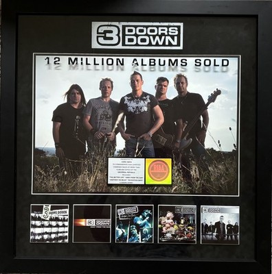 3 Doors Down - RIAA Multi-Platinum Record Award 12 Million Sold | eBay