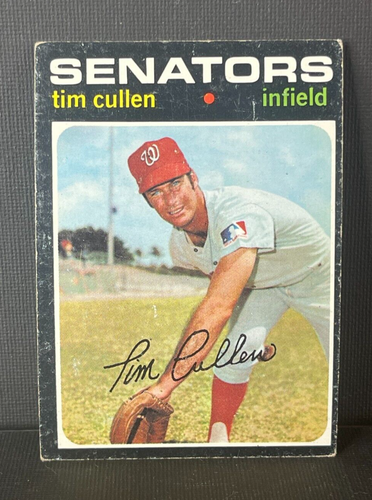 1971 TOPPS # 566 TIM CULLEN WASHINGTON SENATORS | eBay