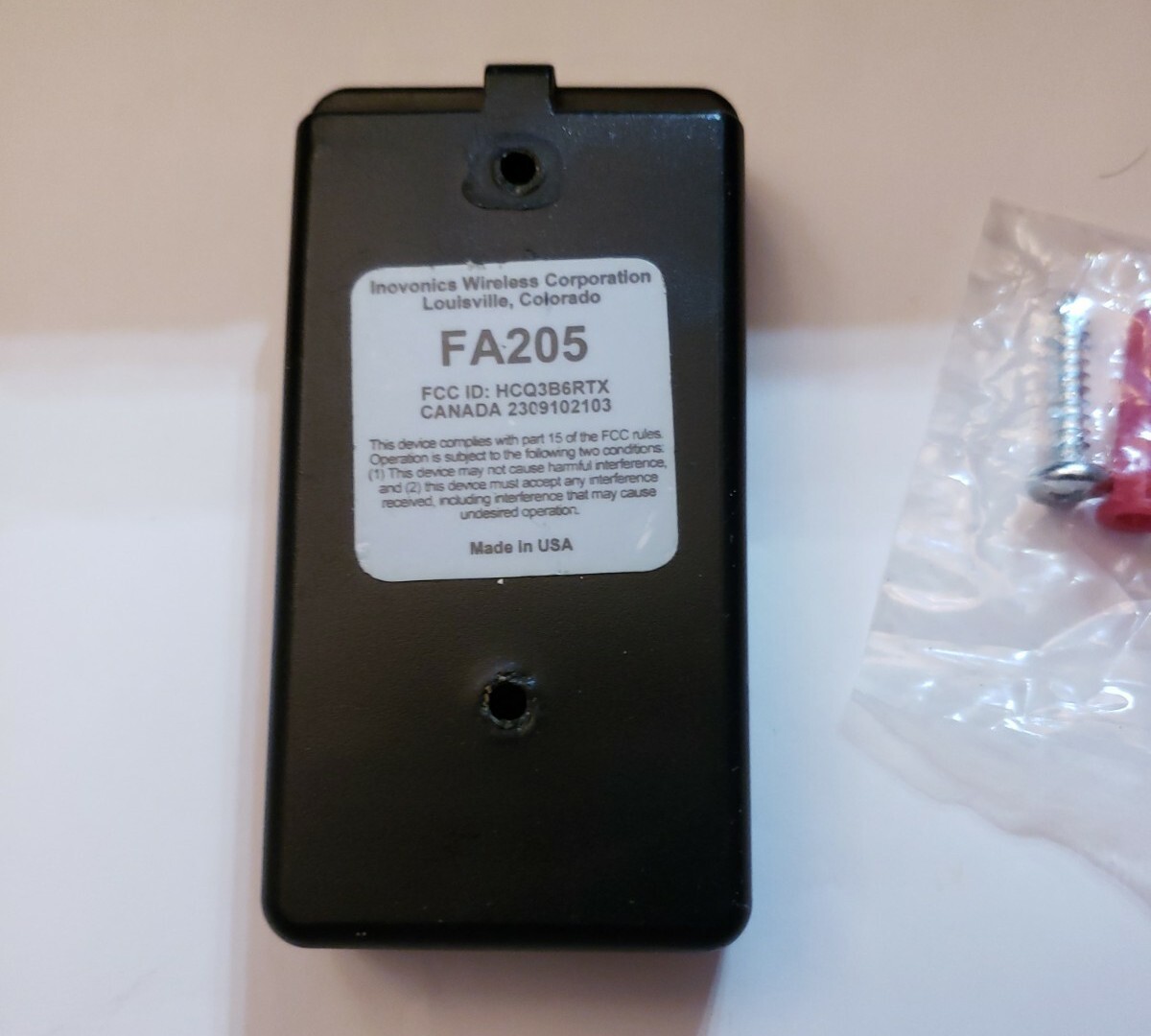 Inovonics FA205 Double Button Transmitter With Belt Clip for sale ...