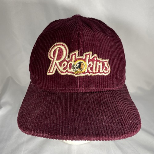 Vintage Washington Redskins Hat Snapback Corduroy Logo NFL Cap 80s AJD ...