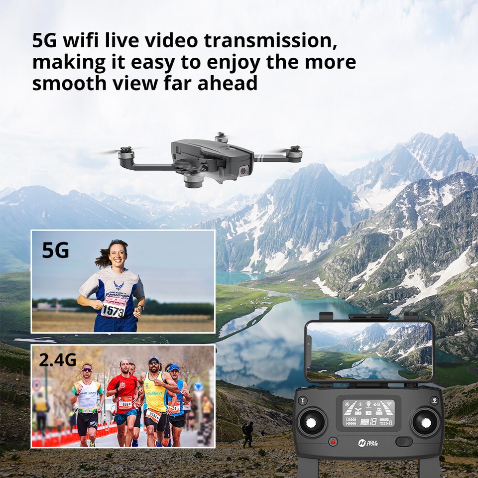 Holy Stone HS720/720E/720G GPS RC Drone 4K UHD Camera Brushless 5G RC ...
