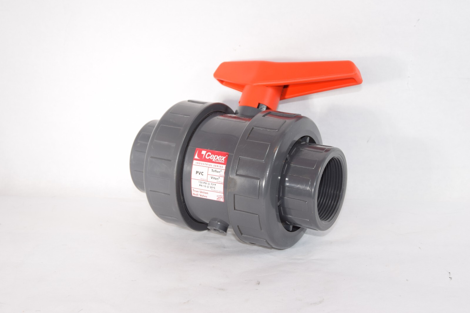 CEPEX HAYWARD PVC Teflon 2-1/2" Threaded Socket True Union Ball Valve ...