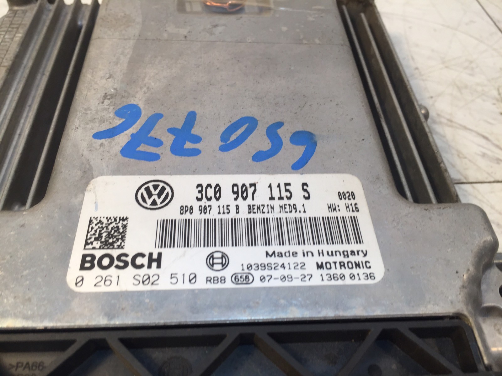 2008 08 Volkswagen Passat 2.0 BPY Engine Computer Ecm Ecu Pcm Control ...